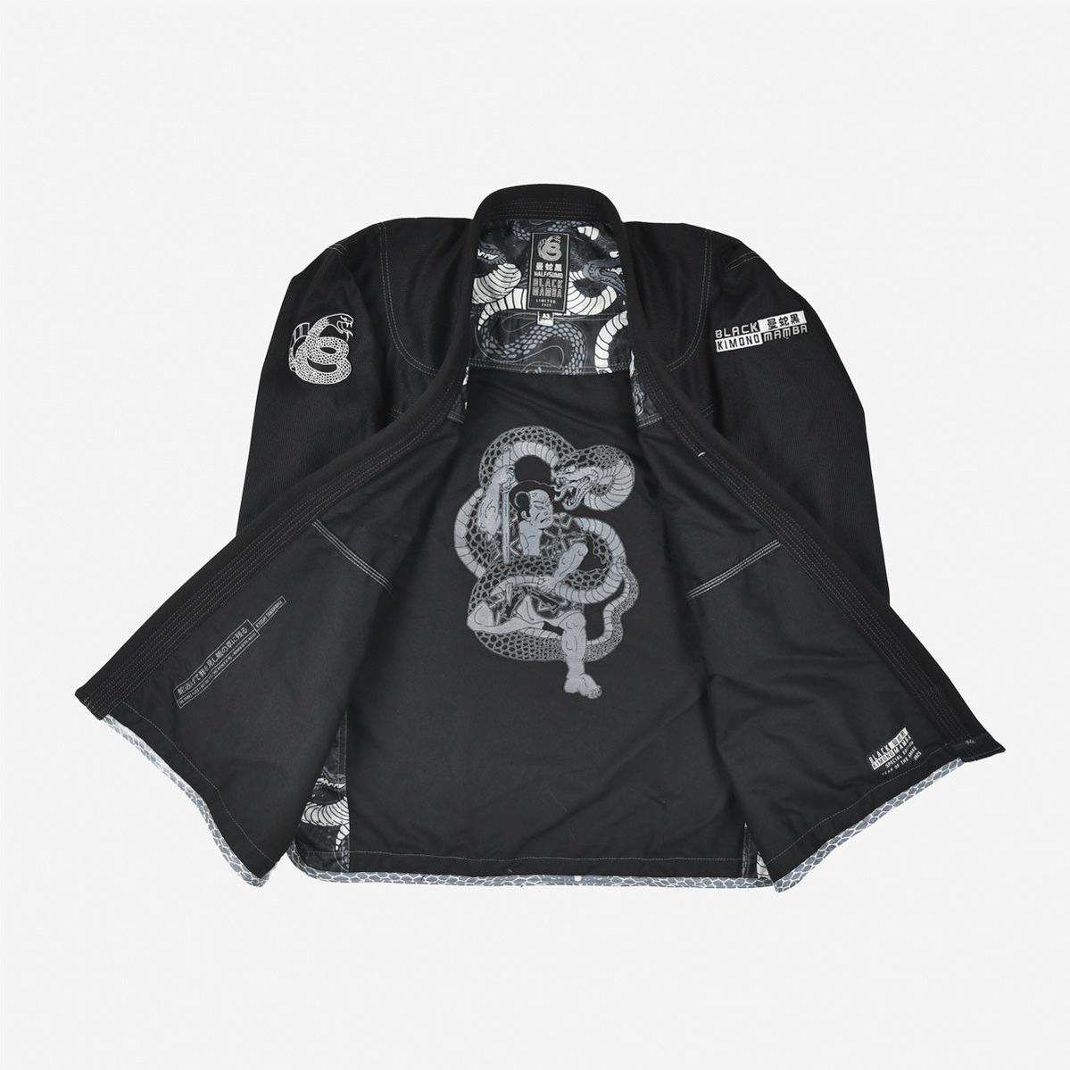 BJJ Gi Half Sumo Mamba Black - Combat Arena
