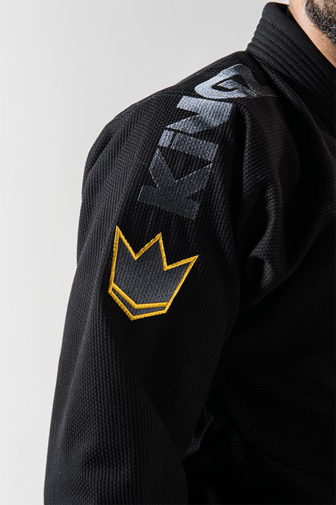BJJ Gi Kingz Comp 450 V6 Black - CombatArena.net – Combat Arena