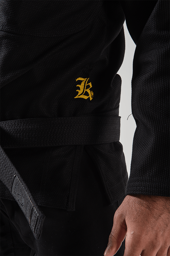BJJ Gi Kingz Comp 450 V6 Black - CombatArena.net – Combat Arena