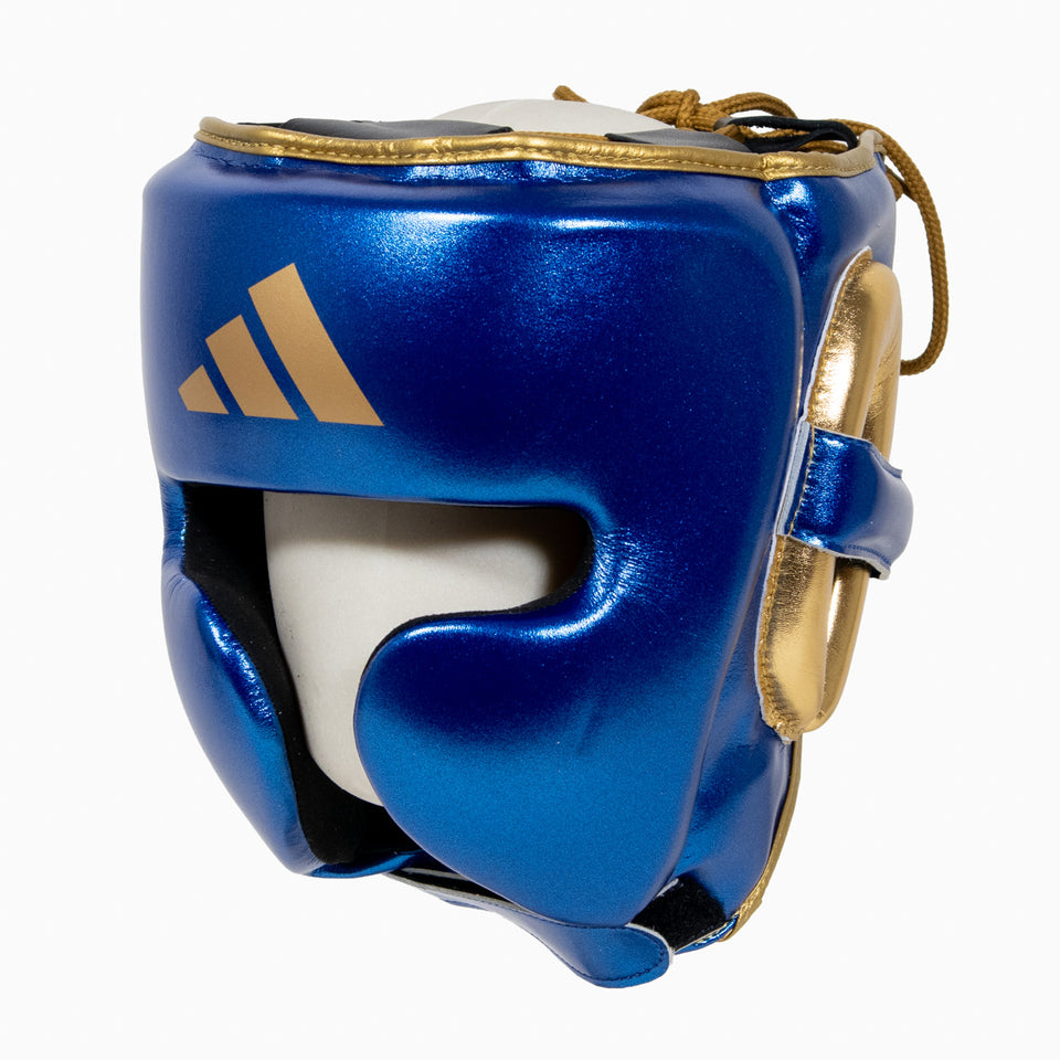 Headgear Adidas Pro Blue-gold - Combat Arena
