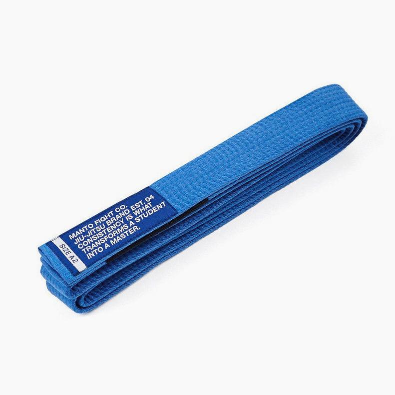 BJJ Belt Manto Motto Blue - belt – Combat Arena