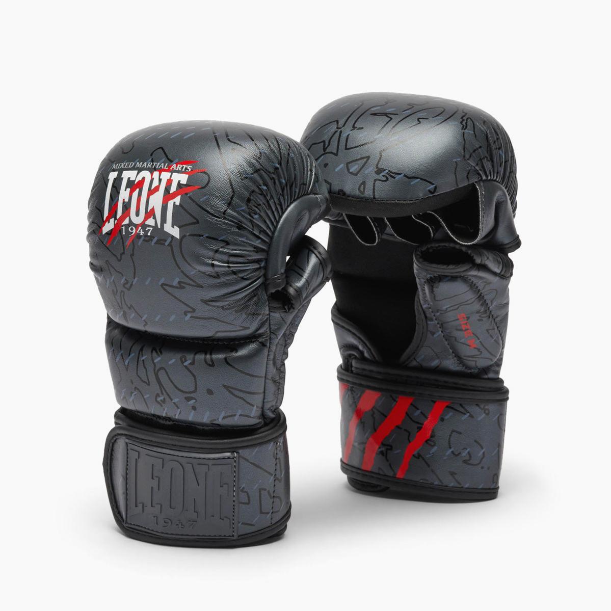 MMA gloves Leone Primal Instinct Training GP116 with thumb Black ...