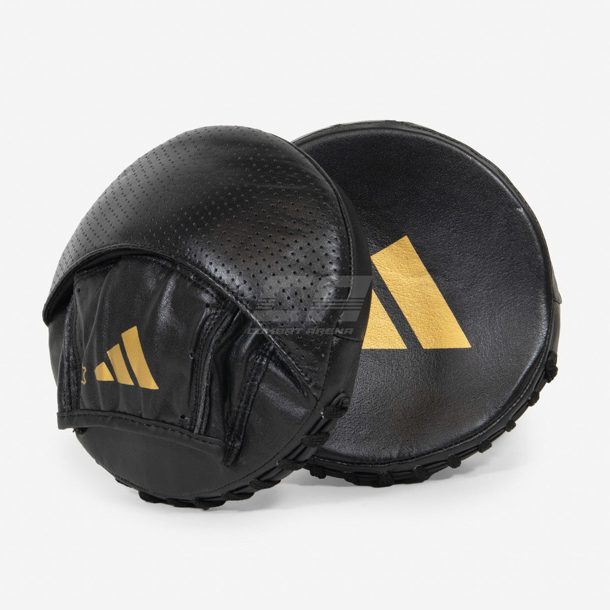 Punch mitts Adidas Pro disk Black-gold – Combat Arena