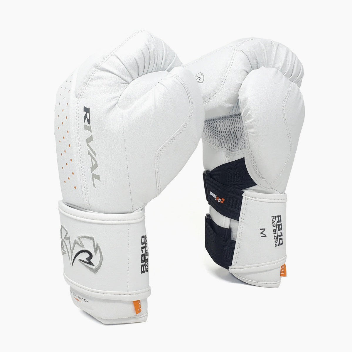 Bag gloves Rival RB10 Intelli-Shock White – Combat Arena
