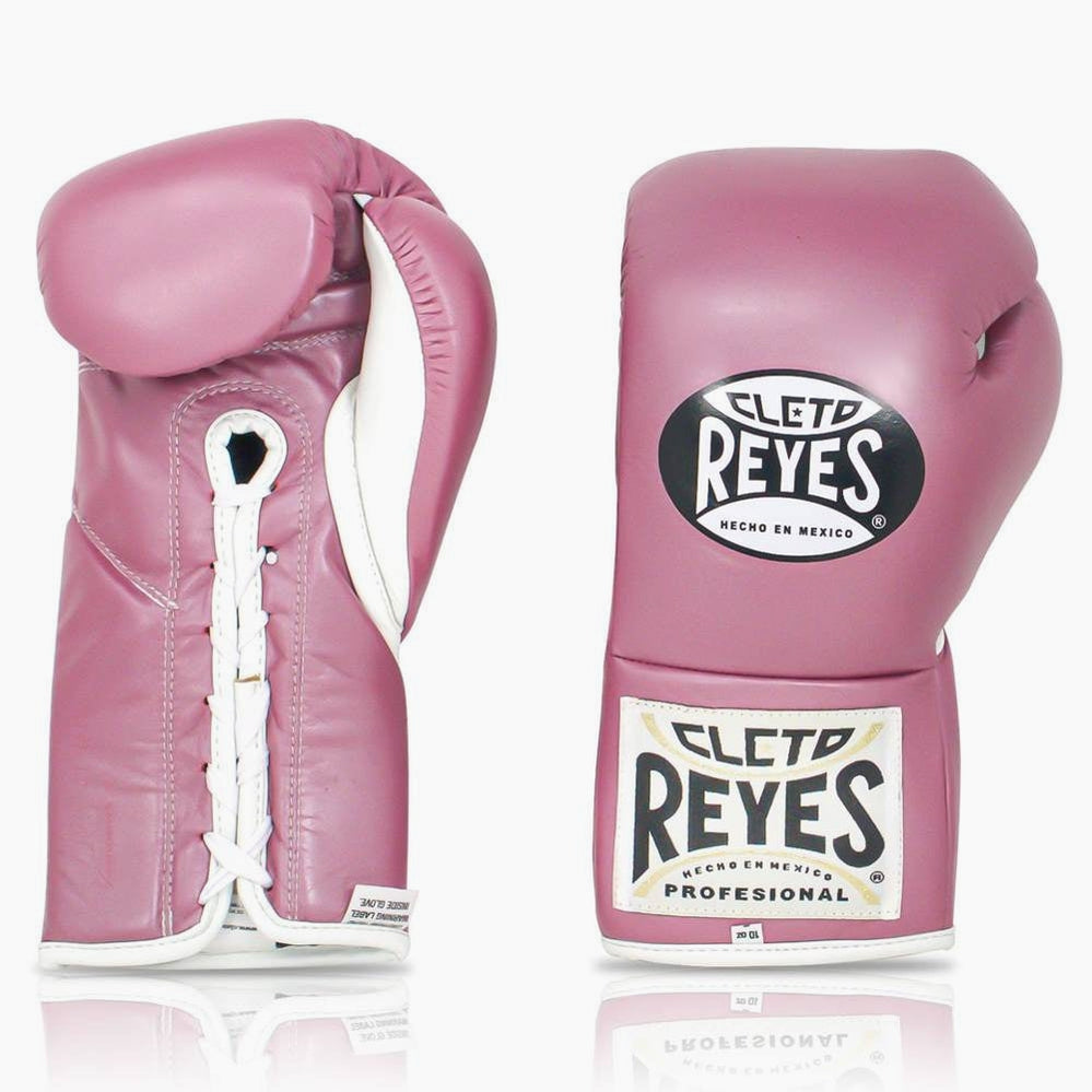 Boxing gloves Cleto Reyes Professional CB2 Pink with Laces ...