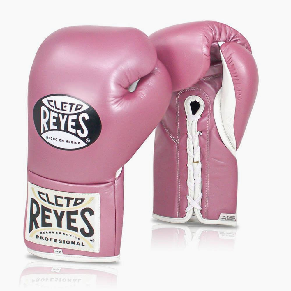 Boxing gloves Cleto Reyes Professional CB2 Pink with Laces ...
