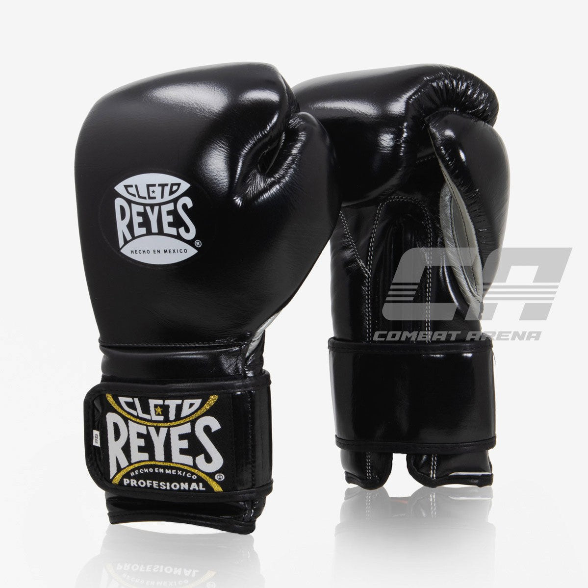 Boxing gloves Cleto Reyes Sparring CE6 Black-Silver - CombatArena.net ...