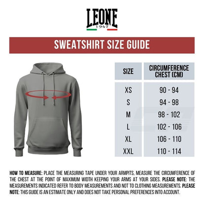 Sweatshirt Tracksuits Leone DNA AB312 with hood – Combat Arena