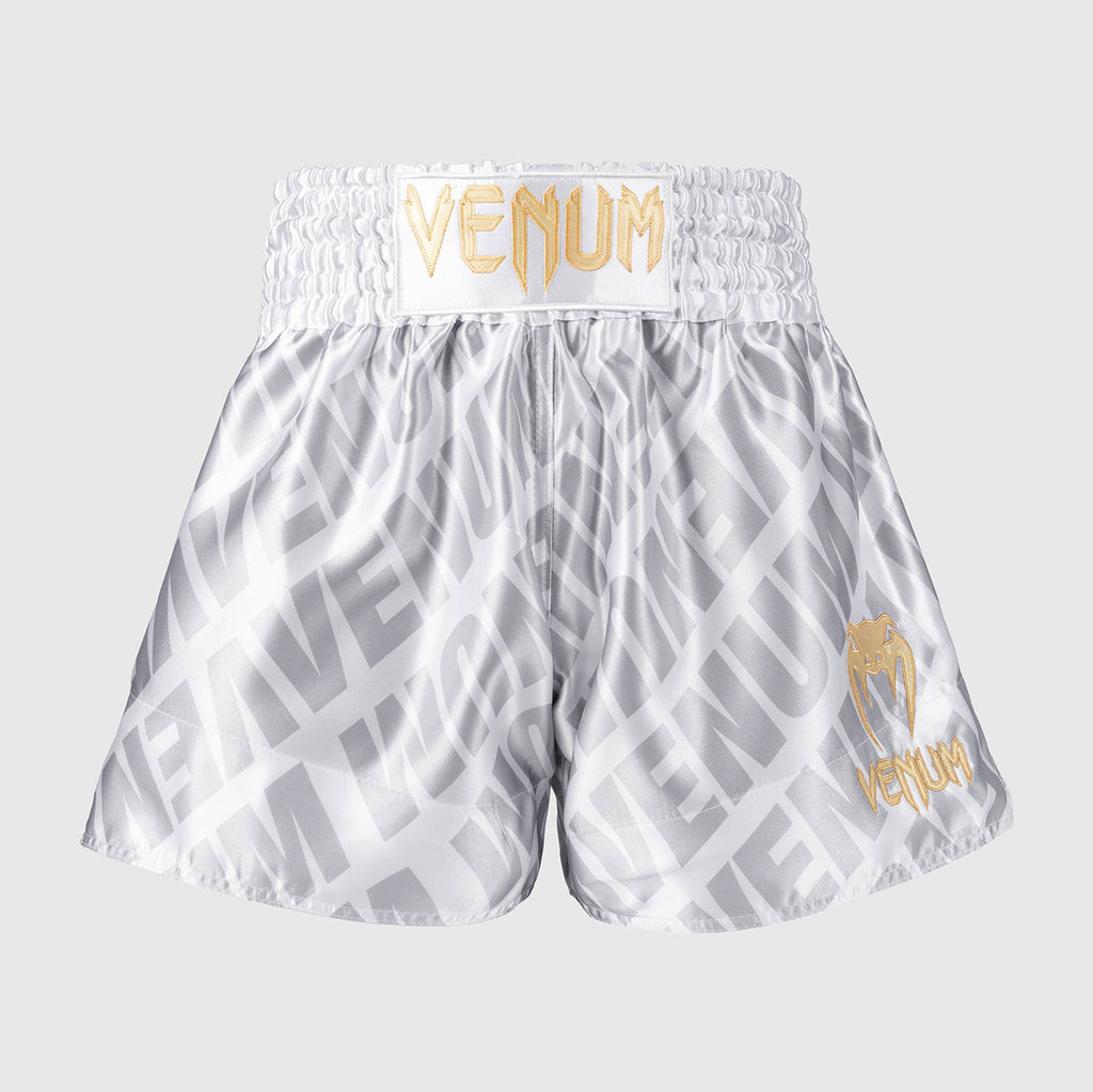 Shorts kick-thai Venum Contender XT White-silver - Combat Arena