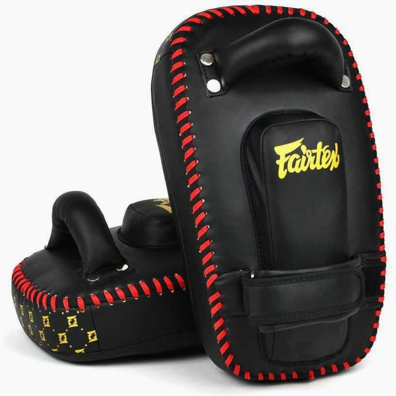 Pao Fairtex Microfiber Curved Small KPLC6 Black-Gold - CombatArena.net ...