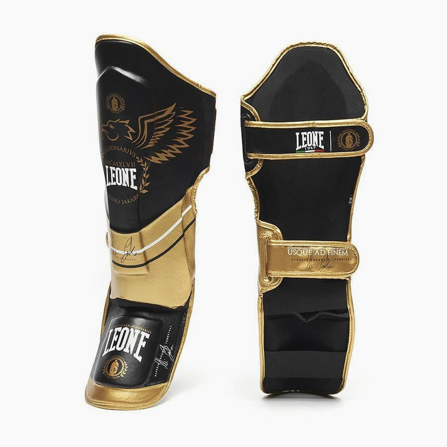 shinguards Leone Legionarivs Alessio Sakara PT152 with foot guards ...