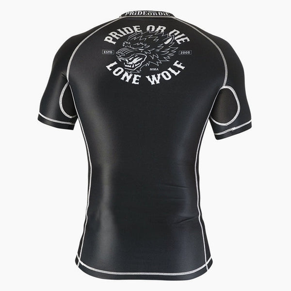 Rashguard Pride or Die Lone Wolf – Combat Arena
