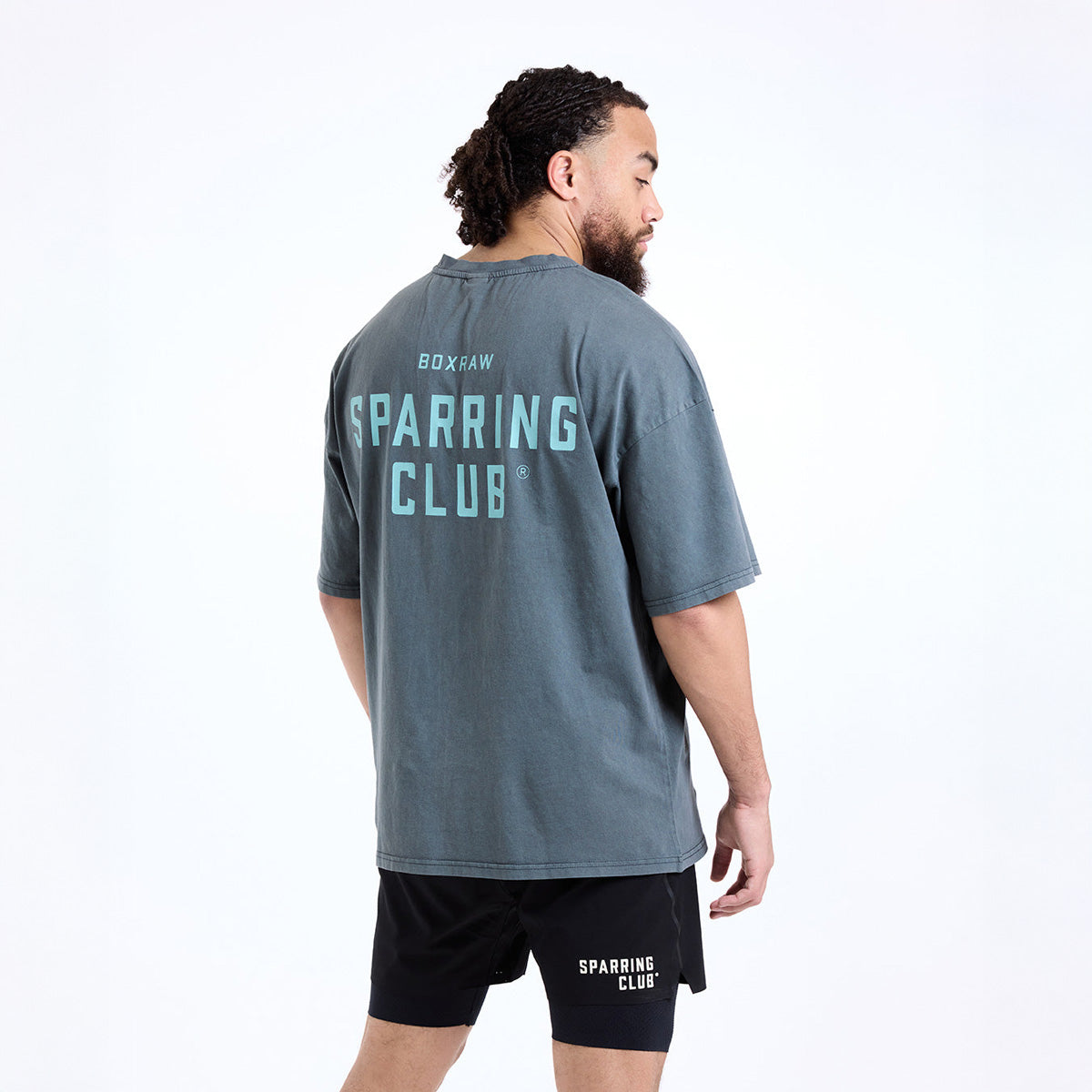 T-shirt Boxraw Sparring Club Oversize Gray – Combat Arena