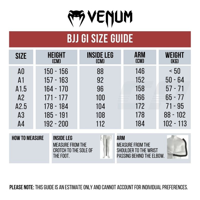 BJJ Gi Venum Classic 2.0 – Combat Arena