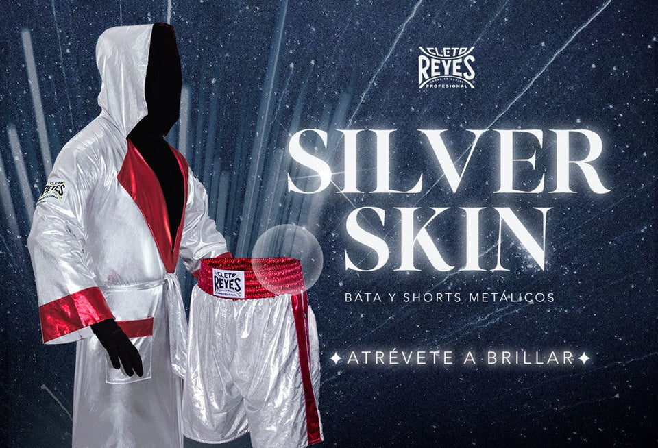 Boxing robe Cleto Reyes with hood Metallic Edition – Combat Arena