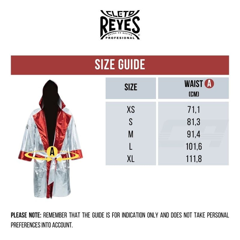 Boxing robe Cleto Reyes with hood Metallic Edition – Combat Arena