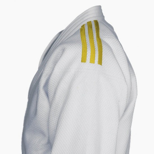 Judogi Adidas J730 Champion III IJF gold stripes – Combat Arena