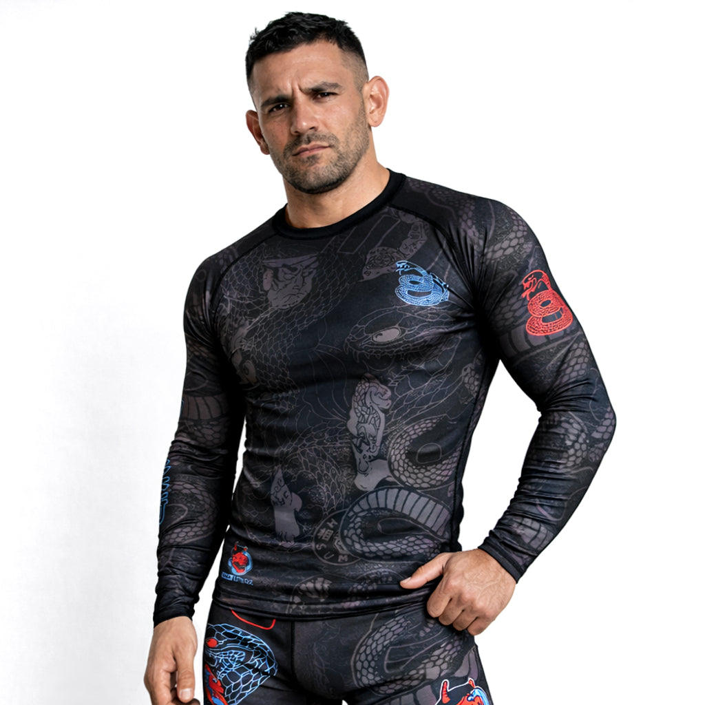 Rashguard Half Sumo Black Mamba Neon long sleeves - Combat Arena